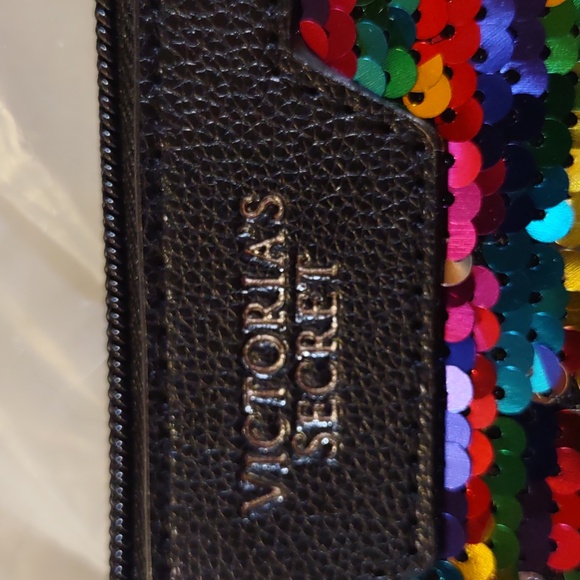 Victoria's Secret | Bags | Nwot Victoria Secret Sequin And Faux Leather ...